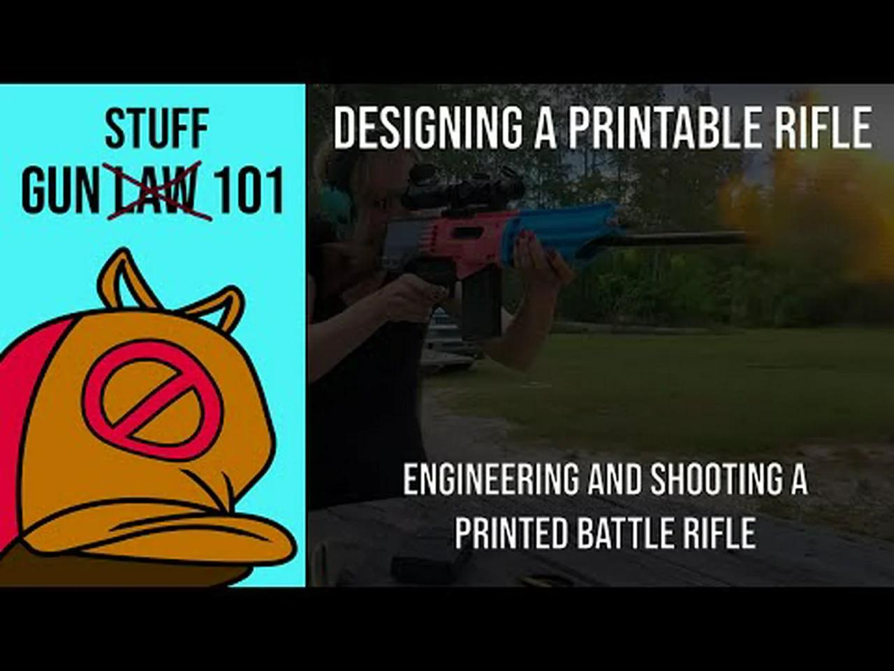 Gun Stuff 101: Designing A 3D Printable 308 Battle Rifle (3D Printed ...