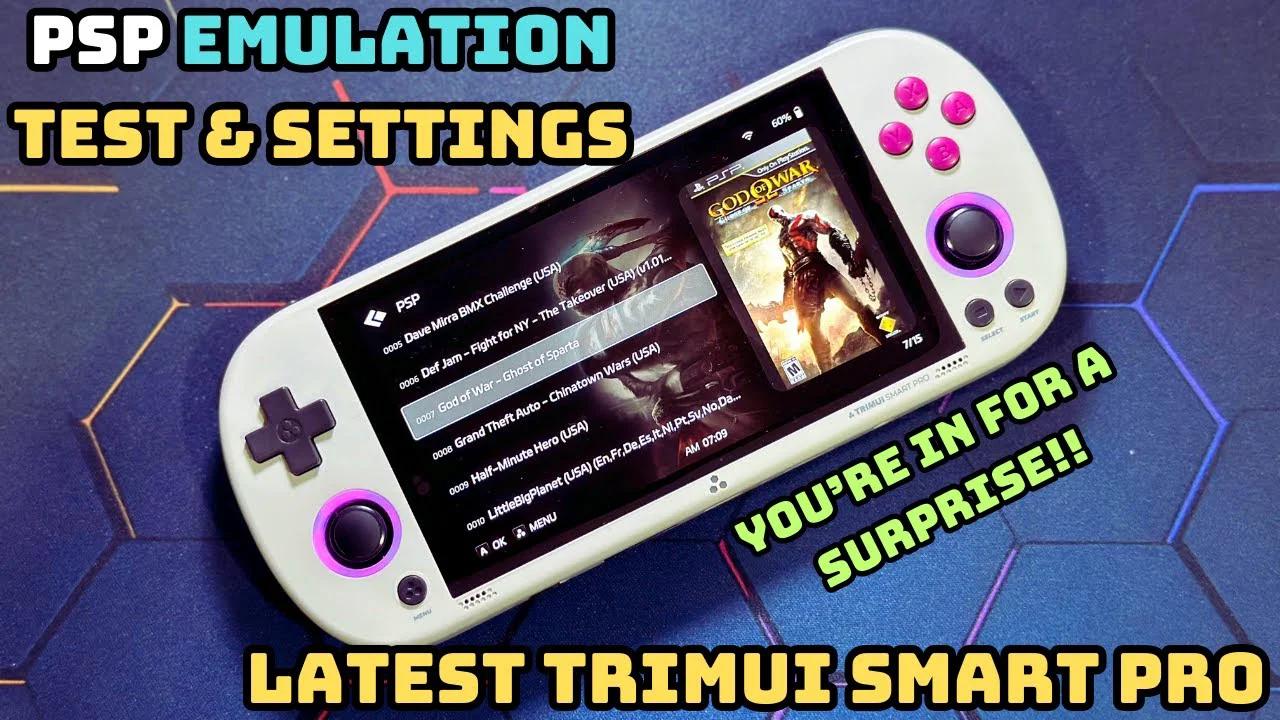 PSP Emulation on TrimUi smart pro's Latest Crossmix OS