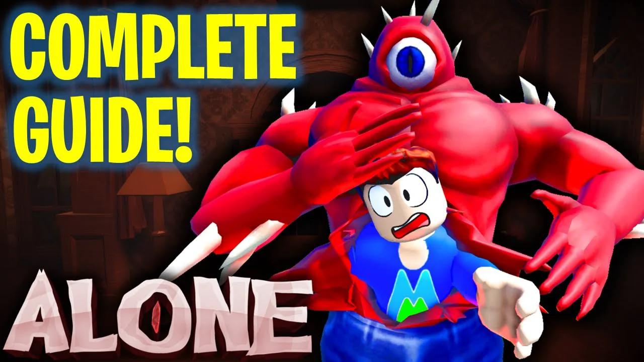 HOW TO ESCAPE ROBLOX ALONE Part 1 - COMPLETE WALKTHROUGH GUIDE