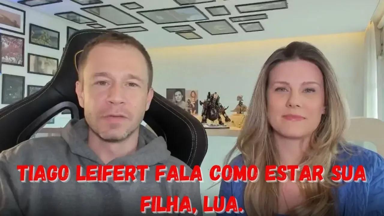Tiago Leifert fala sobre o tratamento de sua filha, Lua e como ela estar hoje.
