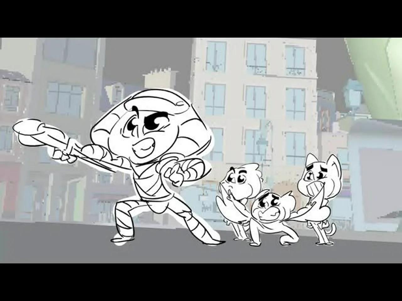 PJ Masks - Pharaoh Boy Storyboard
