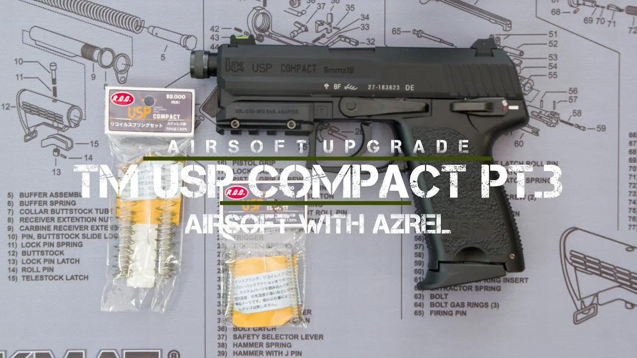Tokyo Marui USP Compact Springs Upgrade - Airsoft with Azrel