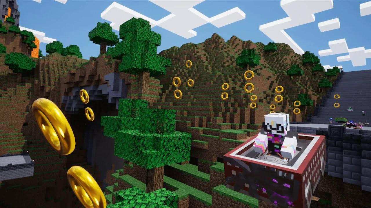 minecraft glitter in sonic racing crossworlds