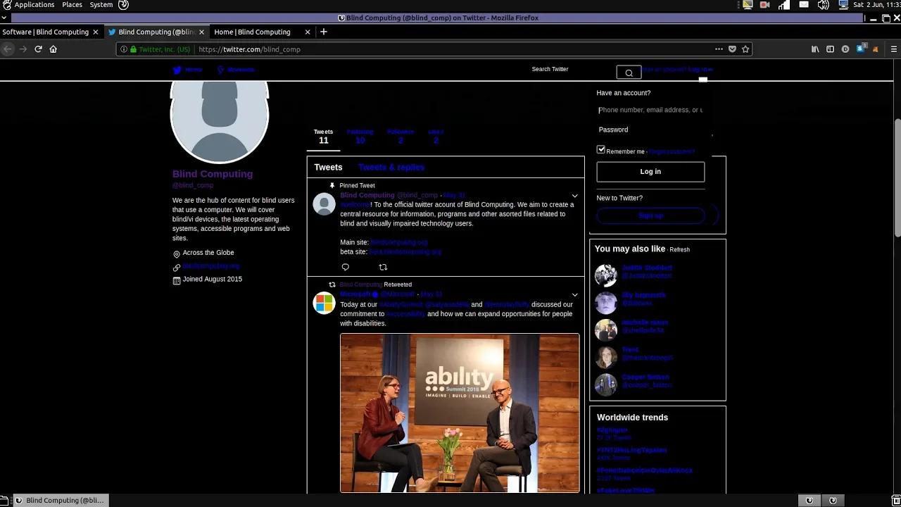Blind Computing Layout Changes | What do you think?