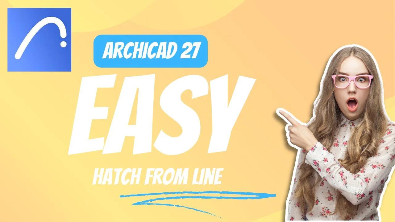 Archicad 27 - Hatch From Line