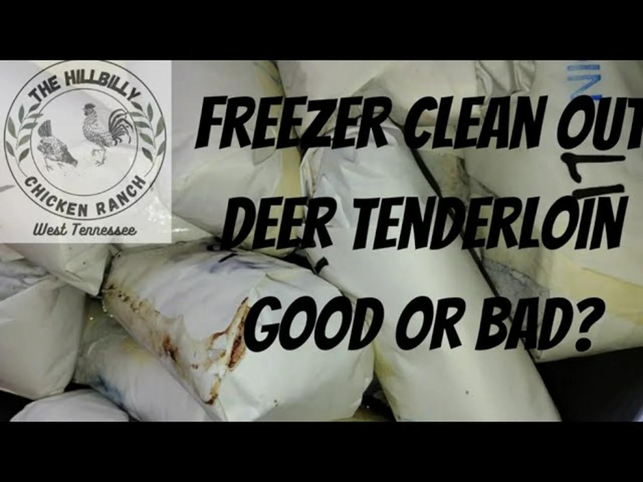 FREEZER CLEAN OUT -DEER TENDERLOIN -GOOD OR BAD? #freezercleanout # ...
