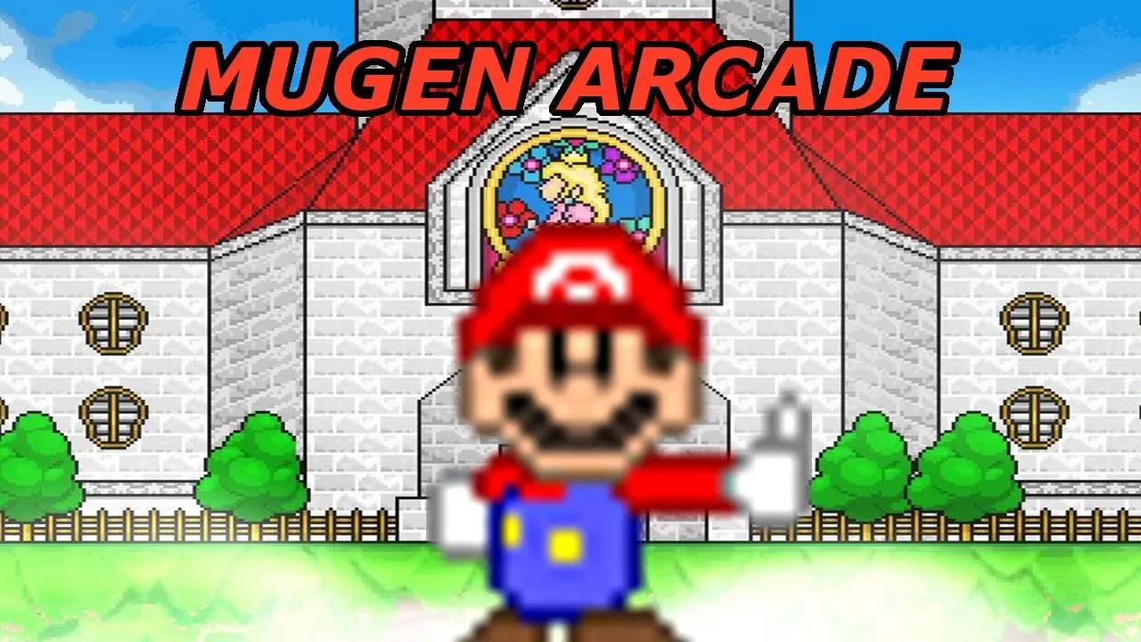 Mugen Arcade Mode with Paper Mario