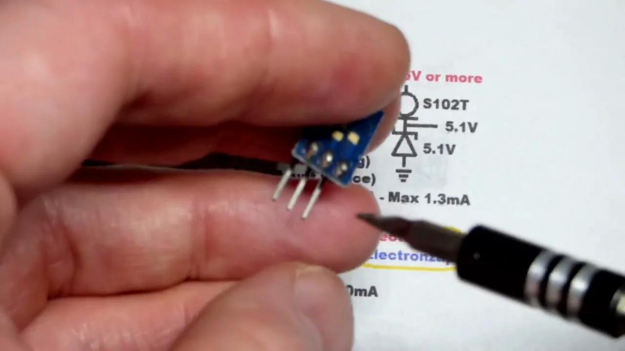 S102 current regulating diode steadies zener diode reference voltage by ...