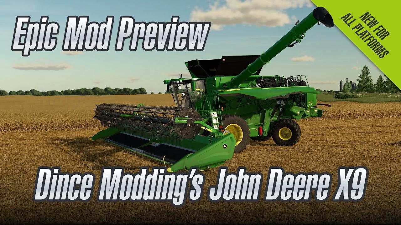 The Best Combine in FS22 - Dince Modding's X9 -- Mod Preview