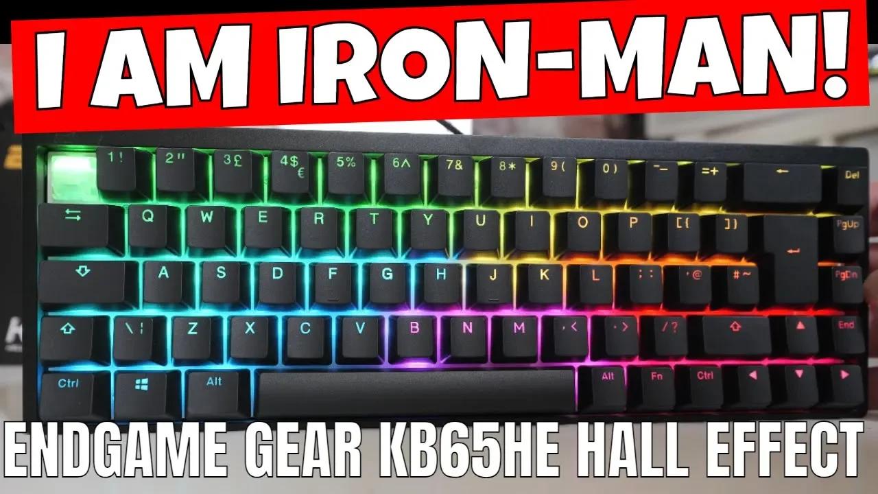 Endgame Gear KB65HE Gateron Hall Effect Switch Aluminium CNC Milled ...