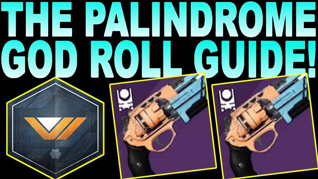 THE PALINDROME HAND CANNON GOD ROLL GUIDE! | Destiny 2
