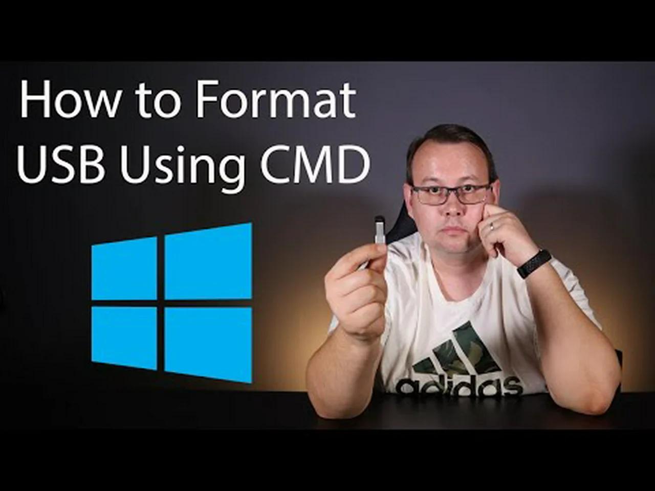 How To Format Usb Using Cmd Command Prompt Windows 10