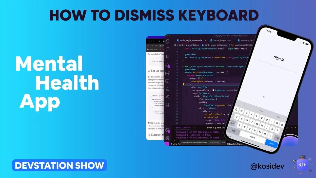 How To Dismiss Keyboard Flutter App Shorts Flutter Tutorial