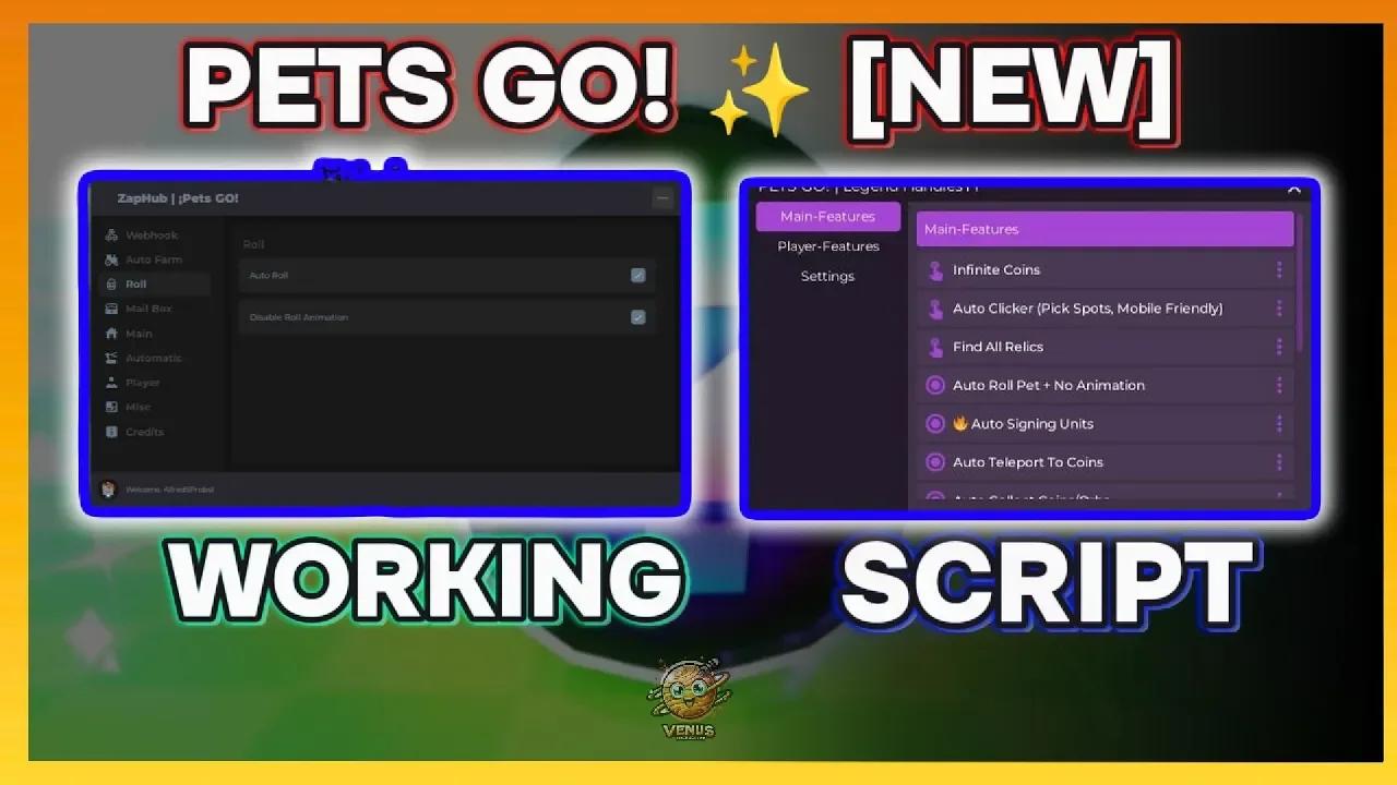 Pets GO NEW Working Scripts | Auto Farm Roll And More | Undetected | Windows And Android Compatible