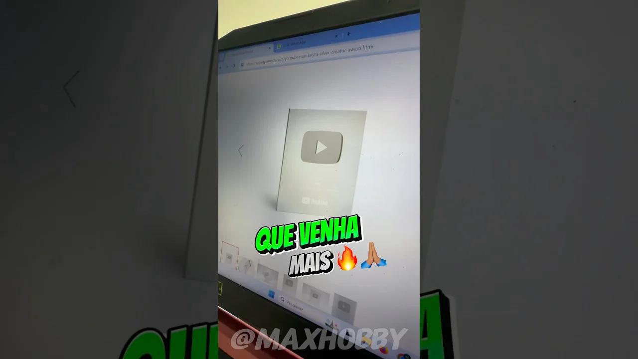 🎉 A Placa de 100k Está a Caminho! 🎉 #youtuber #100k #youtube #youtubers #drone #shorts