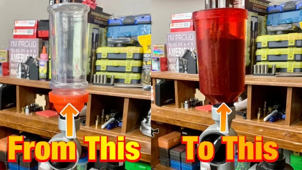 How to Change the New Hopper on a Lee Auto Drum Powder Measurer to the ...