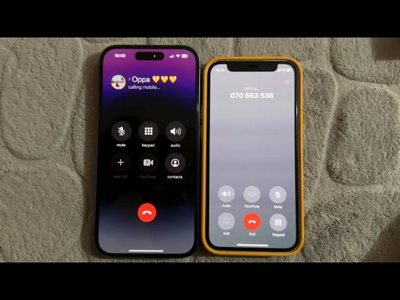 iOS 17 vs iOS 16 Calling Screen!