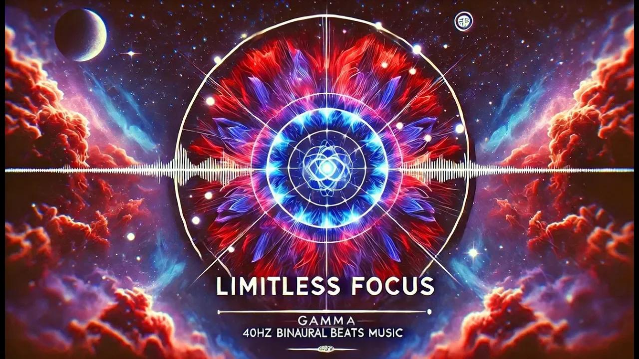 Limitless Focus - 40Hz Gamma Binaural Beats, Brainwave Music for Super ...