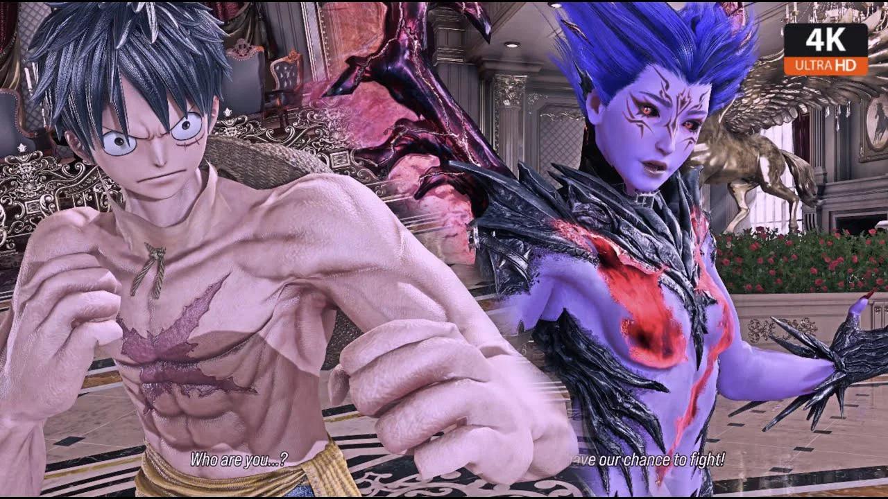 Monkey D Luffy VS Devil Form Reina CPU Ultra Hard Tekken 8 Max Visual ...