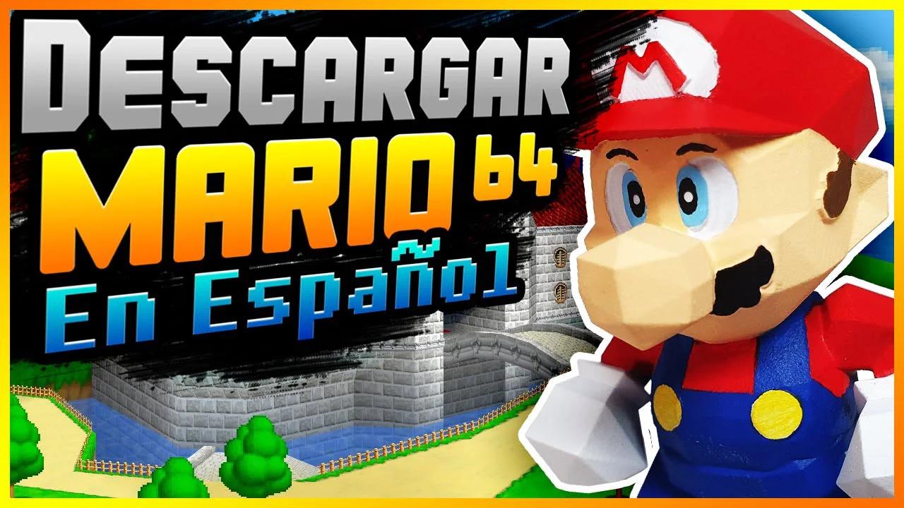 Descargar Super Mario 64 En Español ROM Original Para Android y Pc | ElBurgerXV