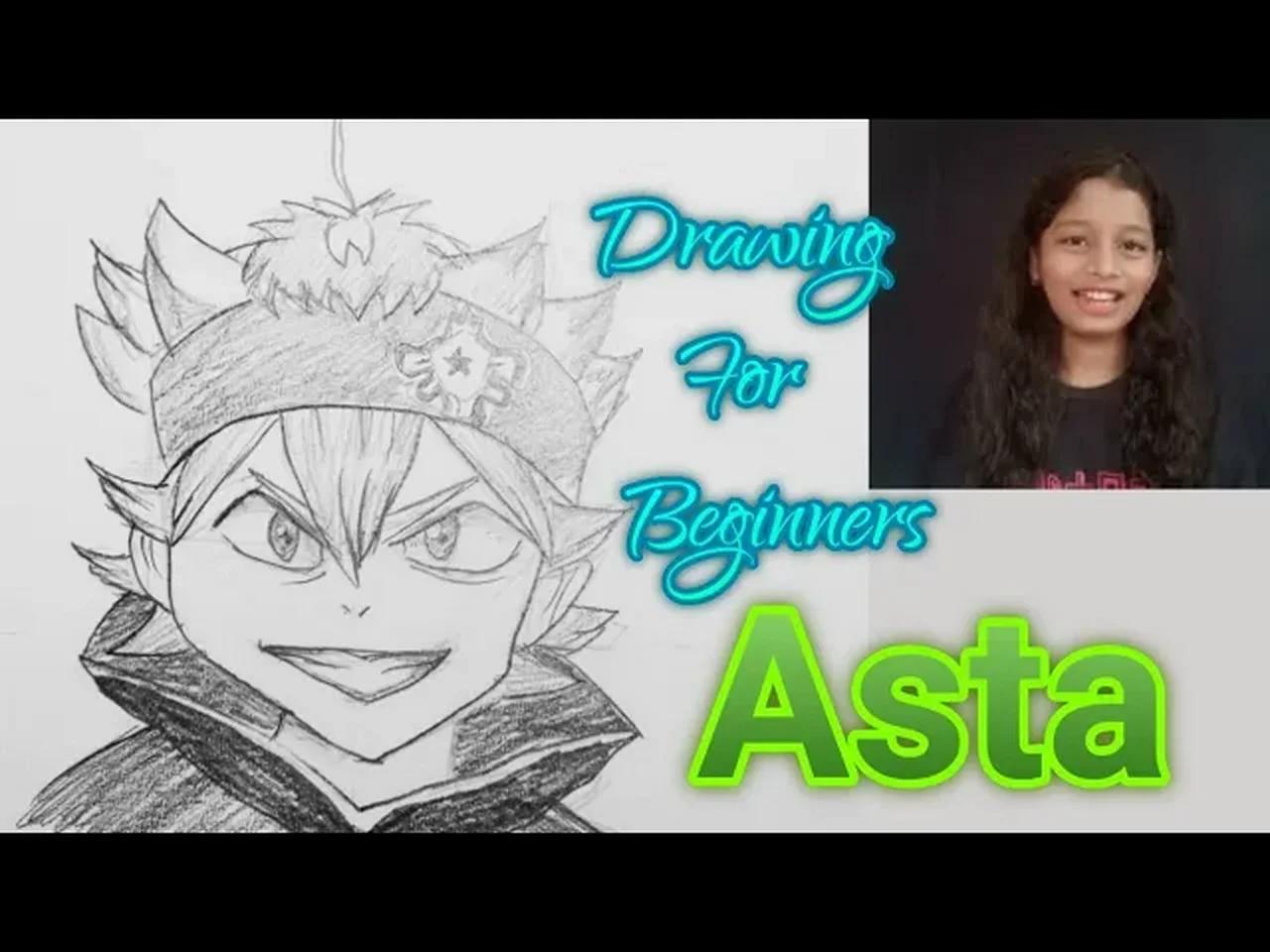 How to draw Asta | #146 #sketch #art #pencilart #artwork