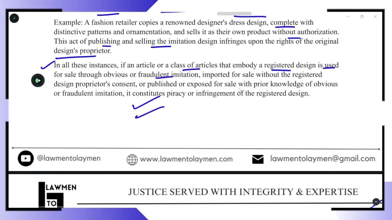 Design Piracy - Infringement of Design Copyright