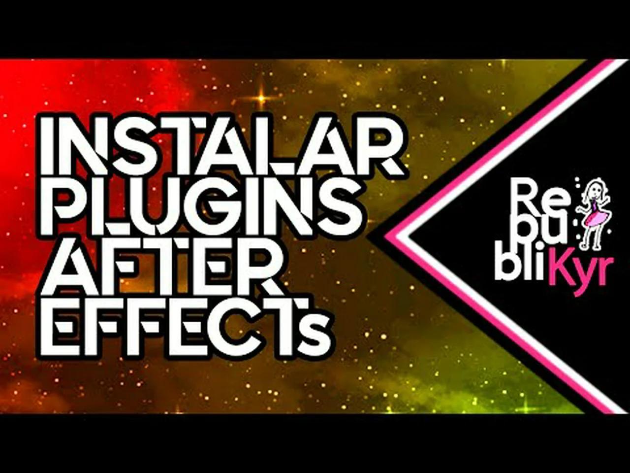 Instalar plugin After EFFECT 2022 | ATOMX 3.0.5