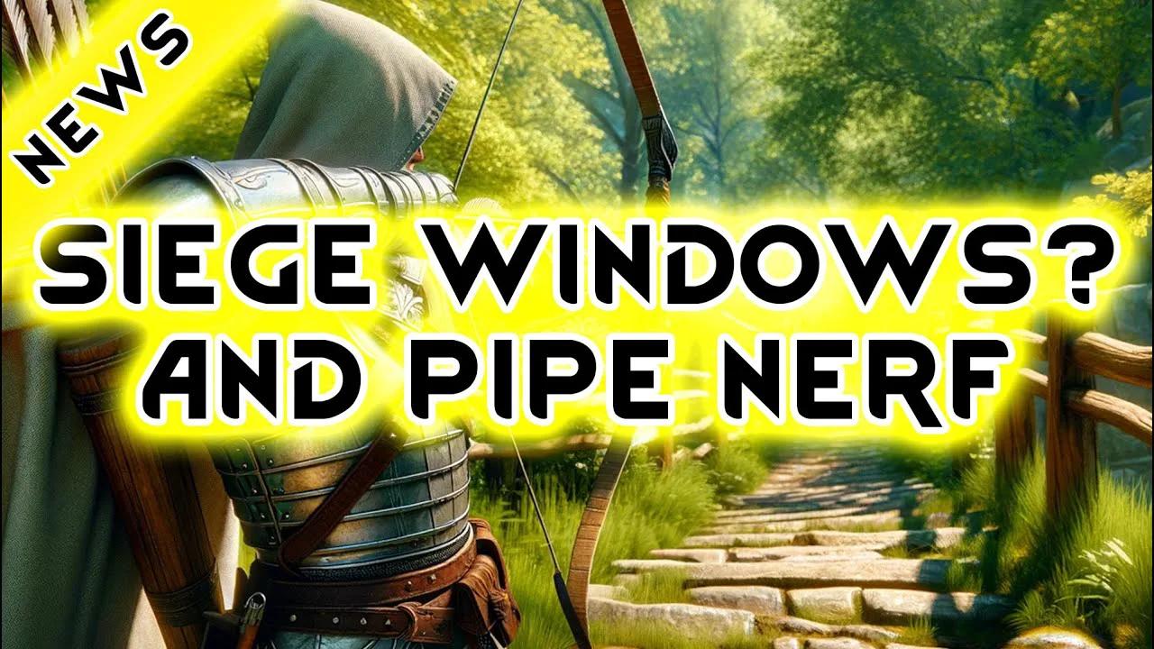 Siege Windows Timer Thursar Buffs Ogmir Nerfs 4K Mortal Online 2 Summary