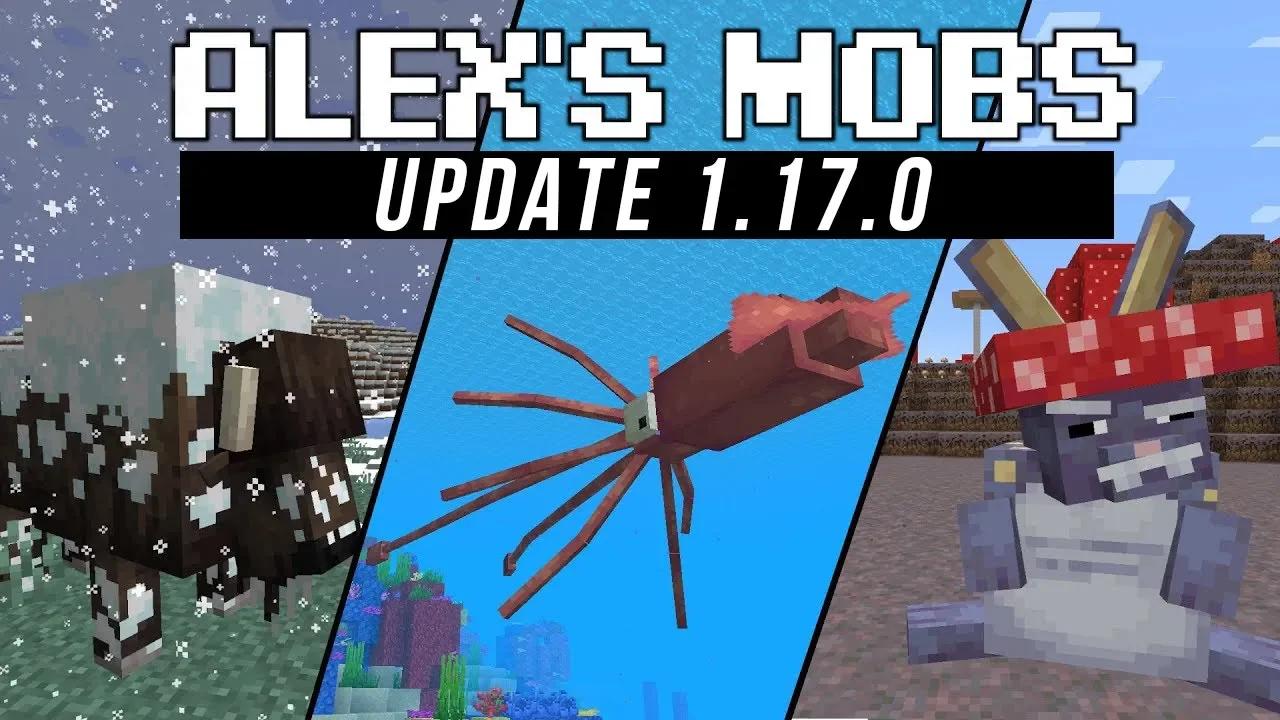 Alex's mobs tutorial / guide /showcase 1.16.5 - 1.20.1 Update 1.17.0 ...