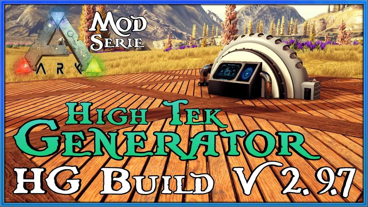 ARK MODS SERIE 🐲 [02] High Tek Generator | Strom für die ganze Base mit ...