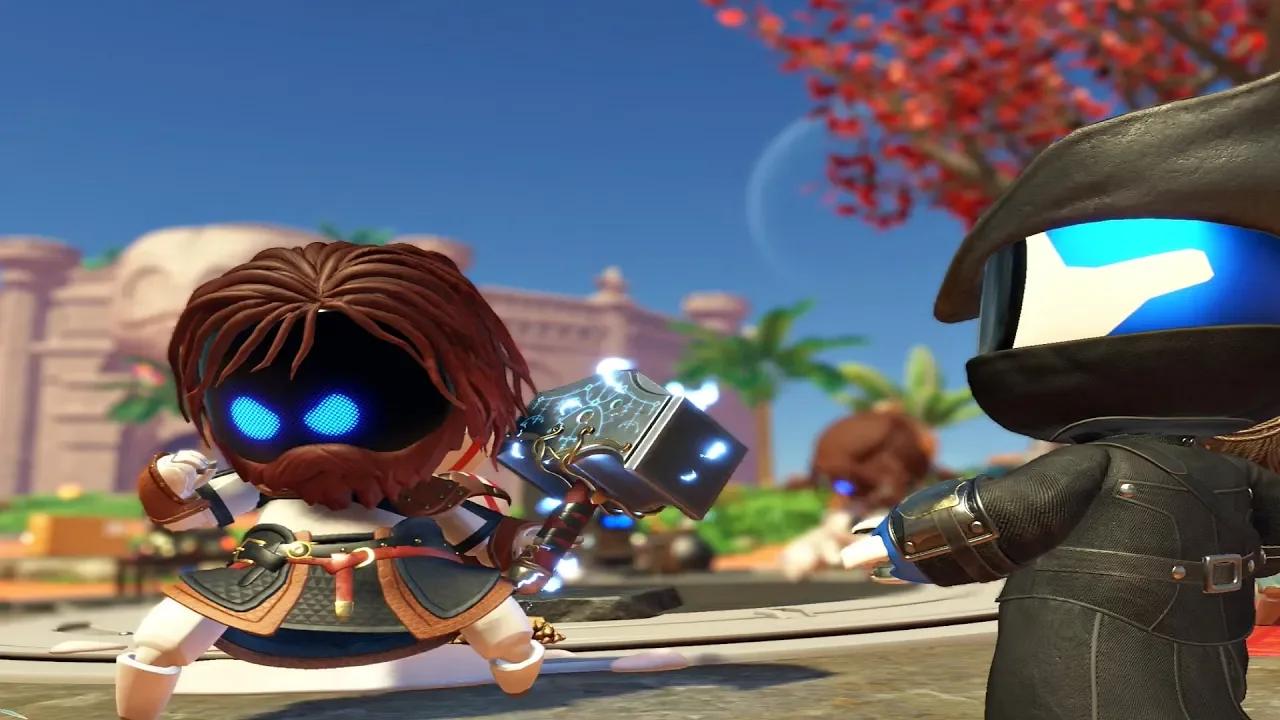What Happens If You Slap THOR In Astro Bot (Slapping Thor, Kratos ...