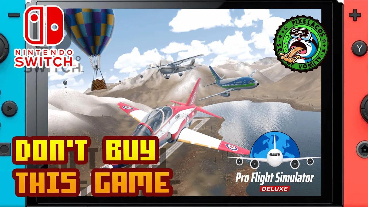 Pro Flight Simulator Deluxe - (Nintendo Switch) - Framerate & Gameplay