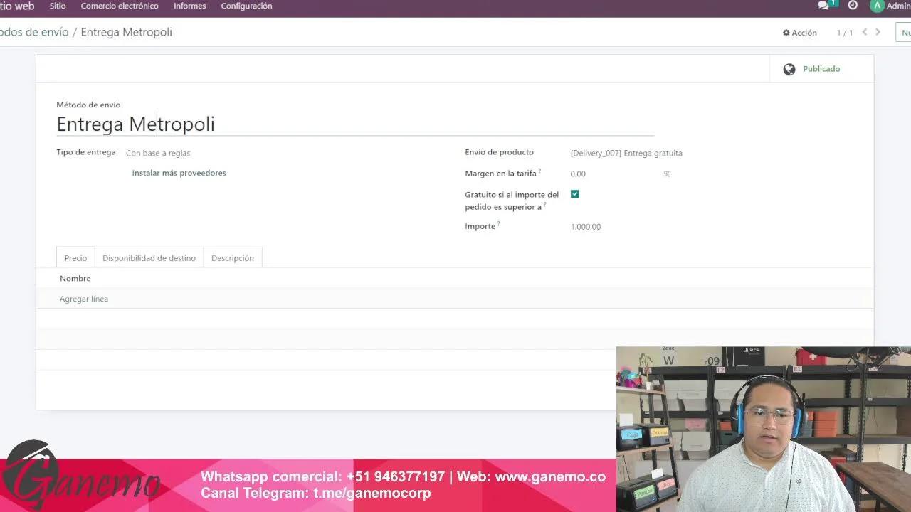 Consultoría en Directo Odoo: Sitio Web cosas que NO sabías