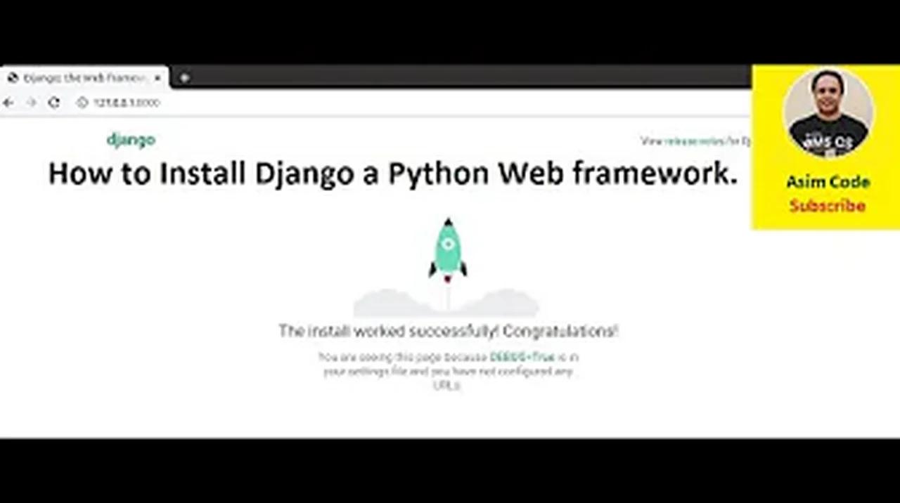 How to Install Django a Python Web framework