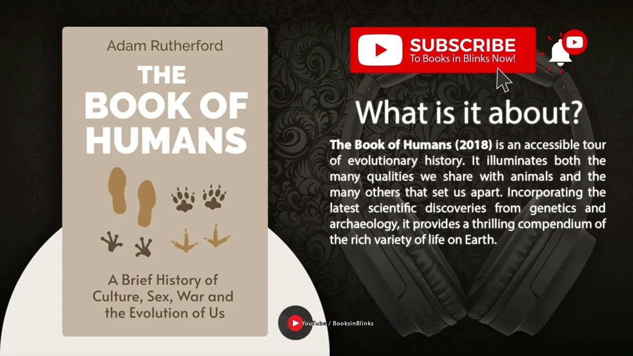 The Book of Humans by Adam Rutherford (Book Summary)