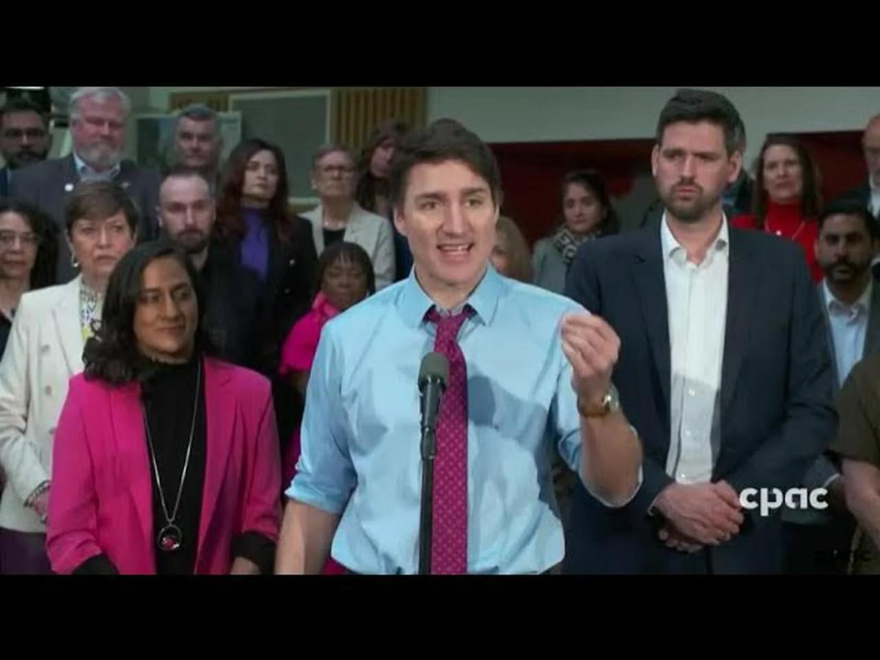 Justin Trudeau says Pierre Poilievre supports Diagolon