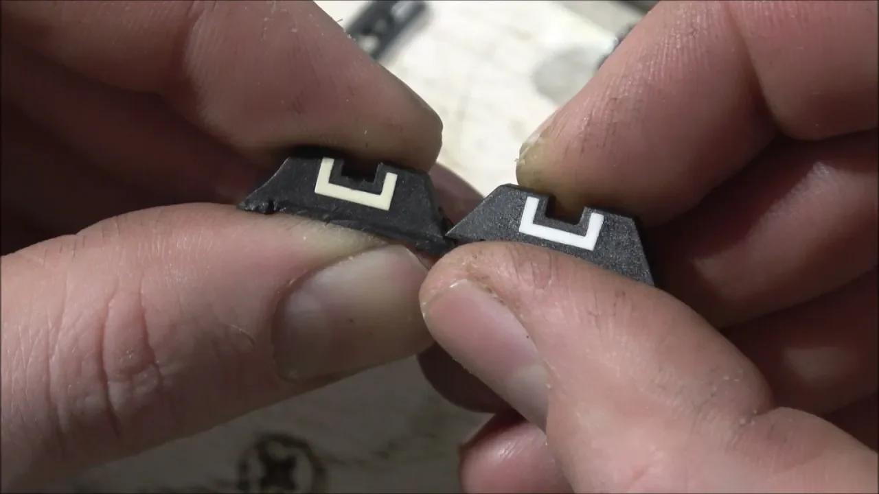 How to/DIY Install Glock SIghts: Cheap Plastic Goodness!