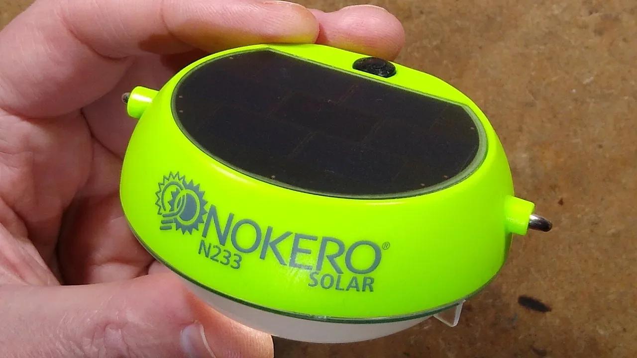 Inside a Nokero solar light (with schematic)