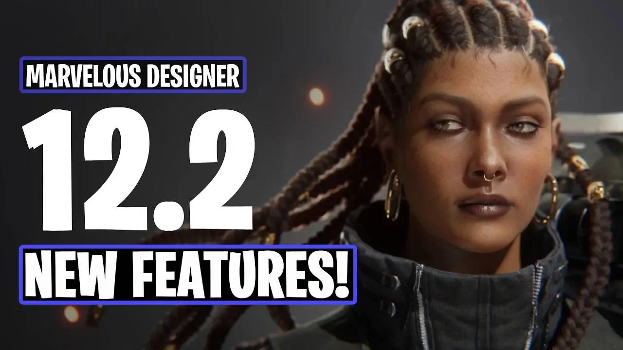 Marvelous Designer 12.2 - New Features In 2 Mins!