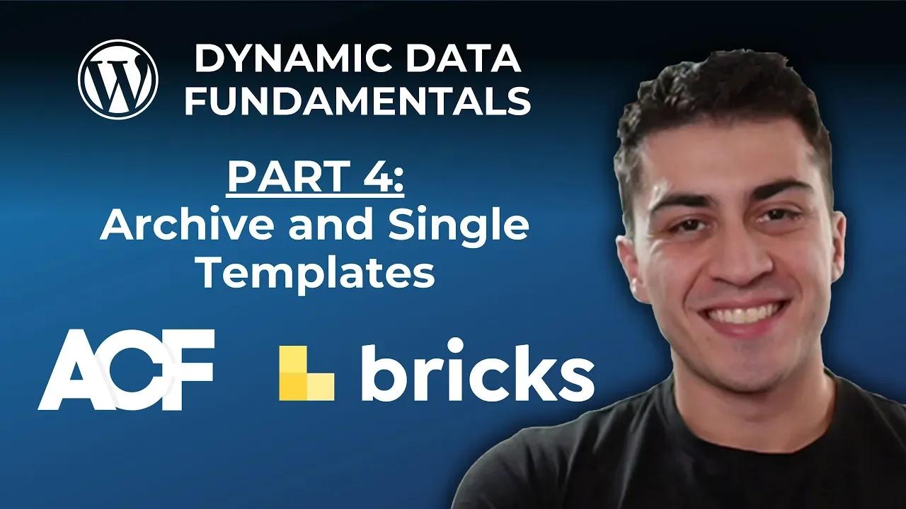 Wordpress Dynamic Data Fundamentals Part 4 Archive And Single Templates