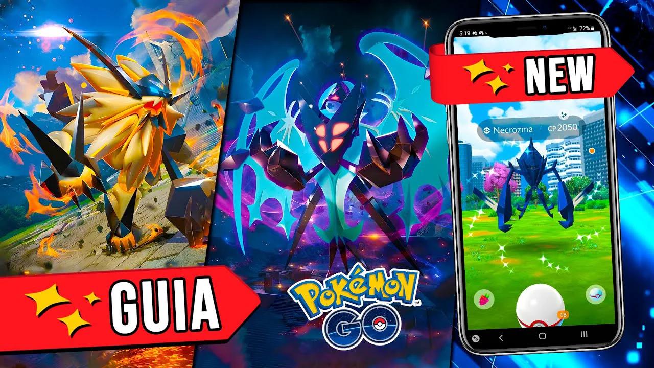 GUIA COMPLETO das RAIDS de Ncrozma e as Fusões com Solgaleo e Lunala no Pokémon GO!
