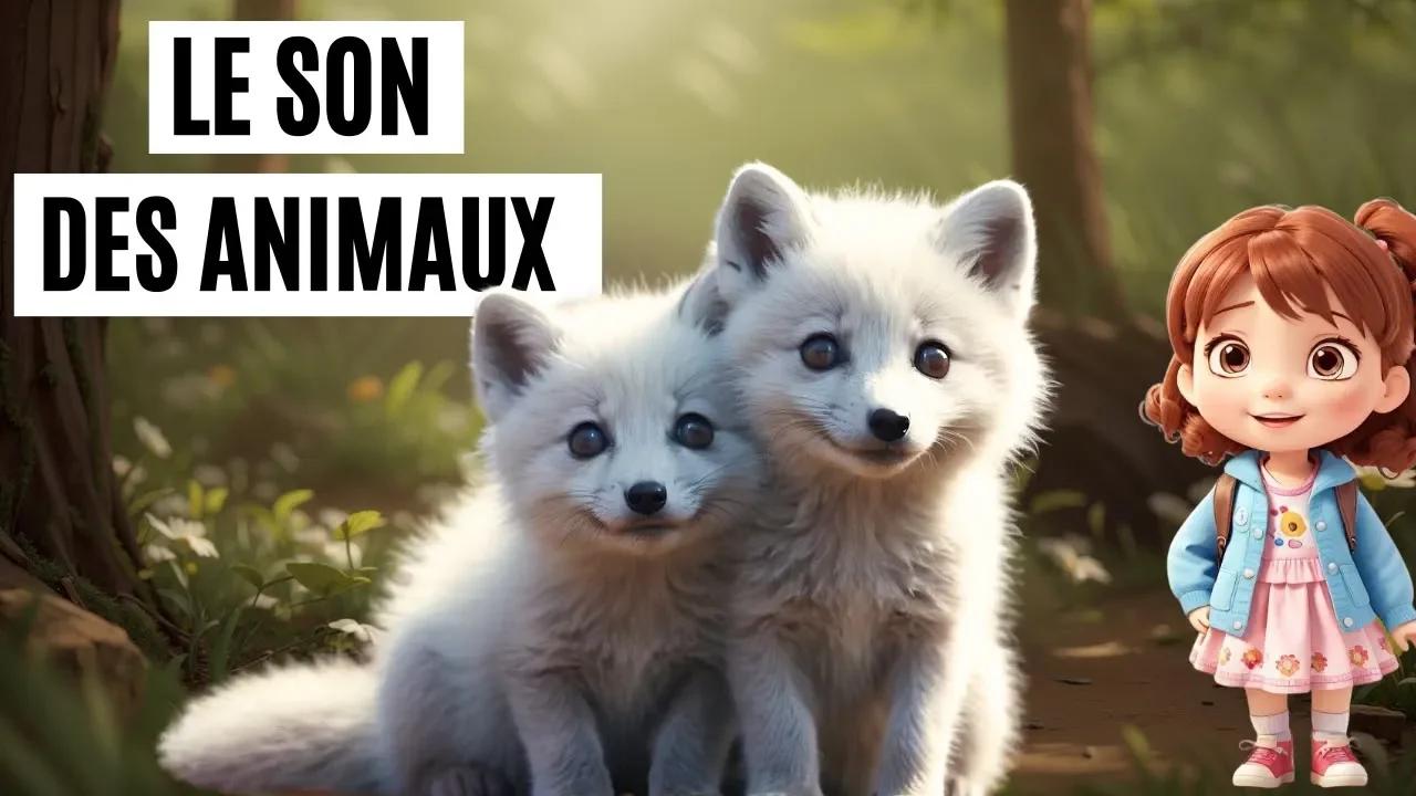 Apprendre les animaux en français pour enfants 🐺 Les animaux amoureux ...