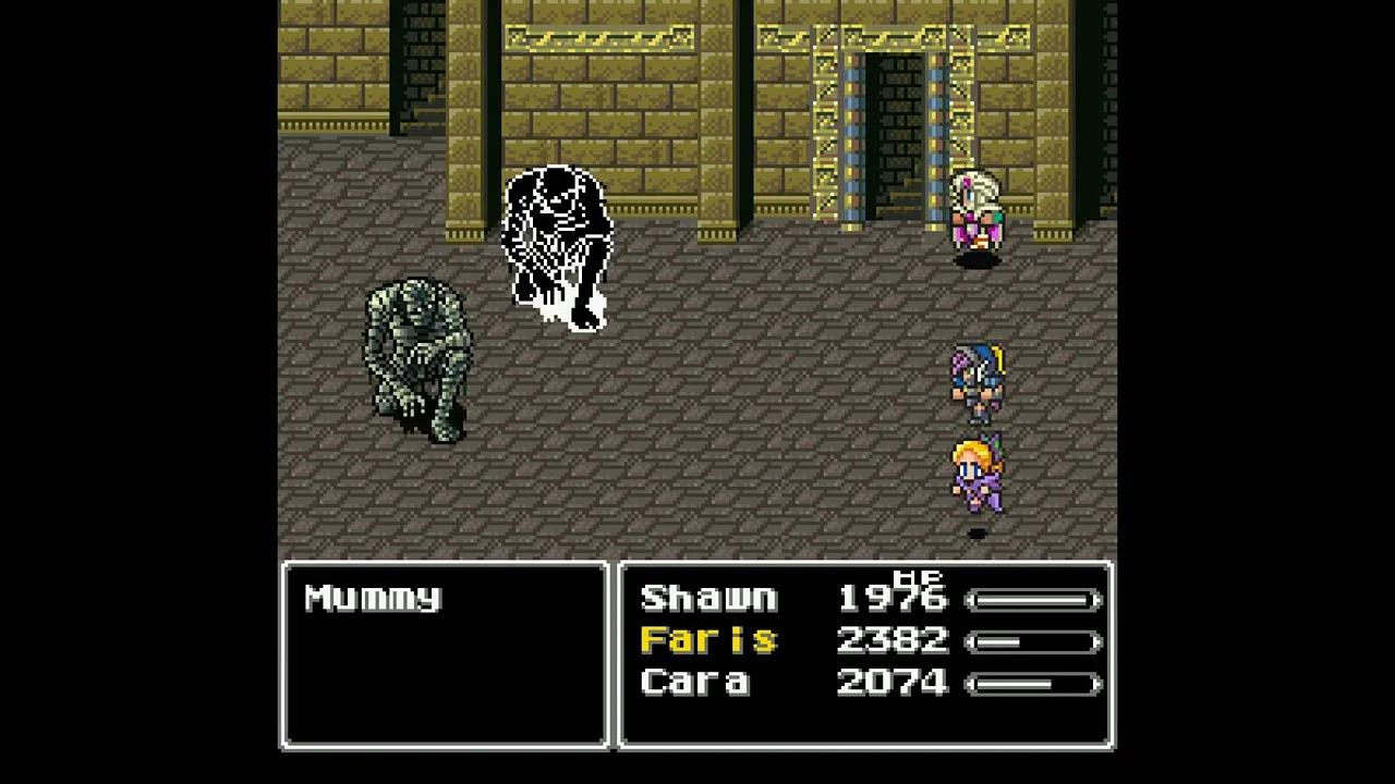 Final Fantasy V (SNES) - Pyramid of Moore - Mummies