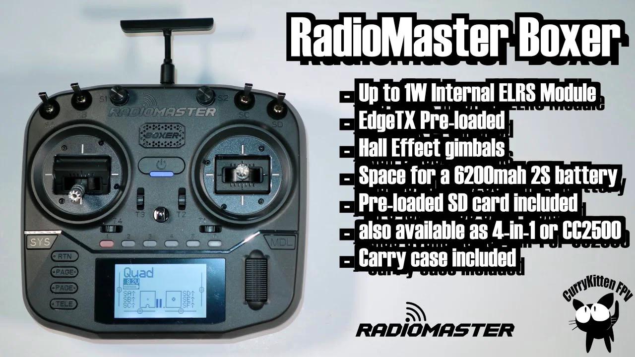 RadioMaster Boxer Review - Internal ELRS module with up to 1W of power!