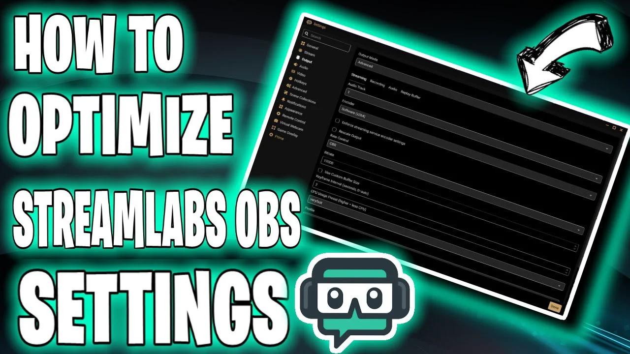 How To Optimize StreamLabs OBS Settings 2021 ! | No LAG
