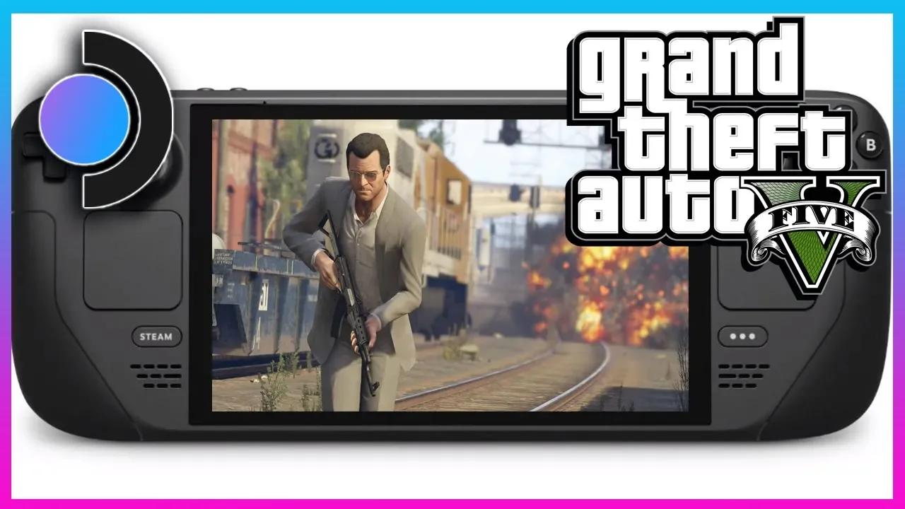 Steam Deck Gameplay - GTA 5 - 60 FPS Medium To High Settings.