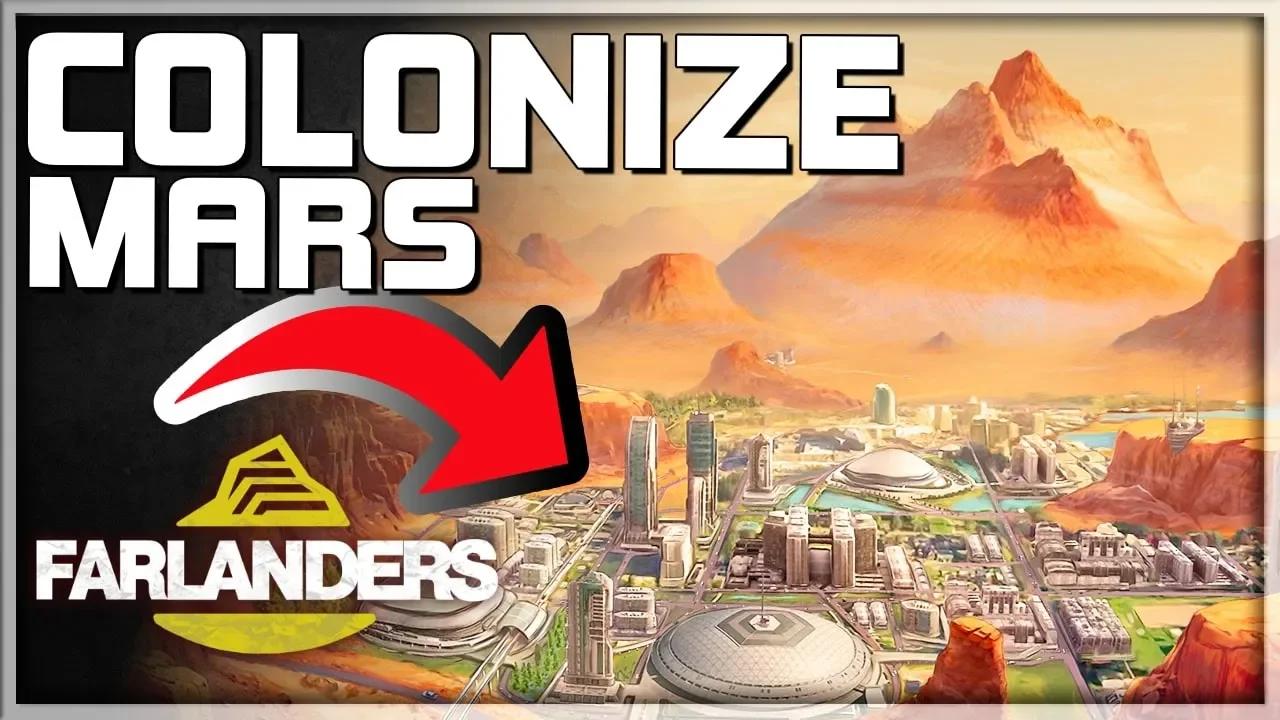 FARLANDERS Gameplay 🌋Colonize the MARS - Turn Based Strategy Builder - PC