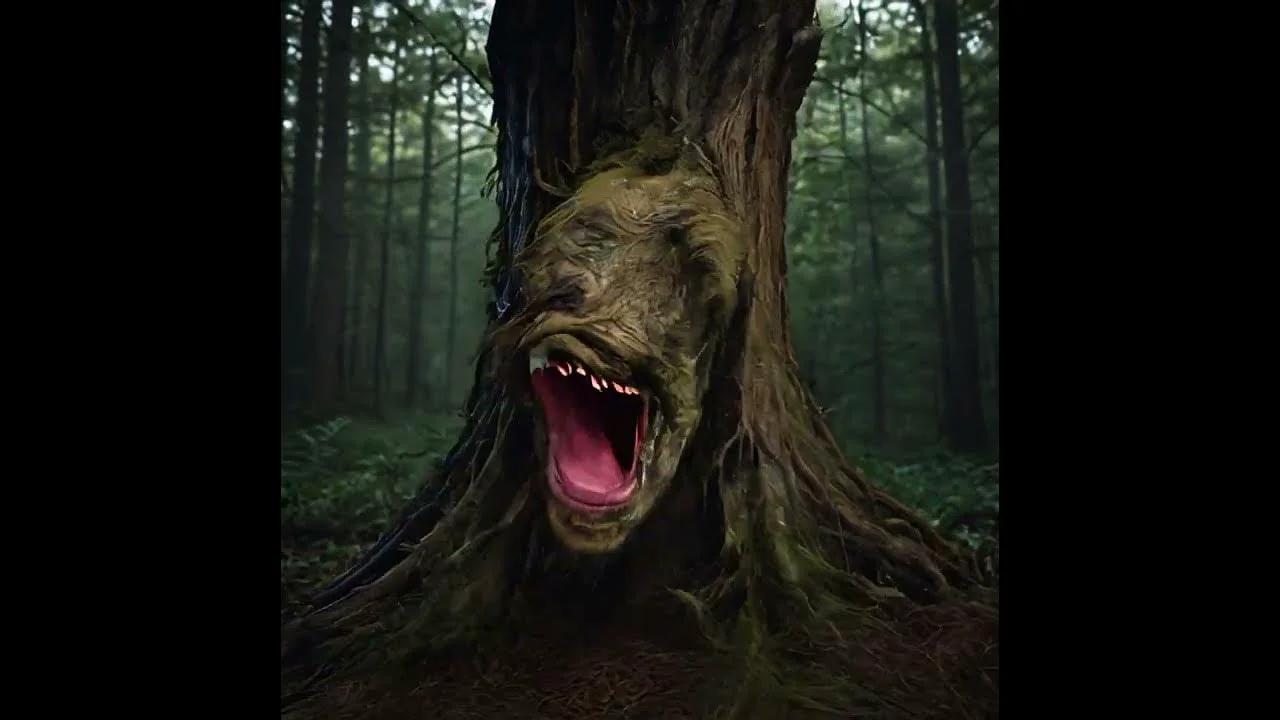 😱🌲 Horrifying Encounter: Biologically Correct Tree Creature Terror in ...
