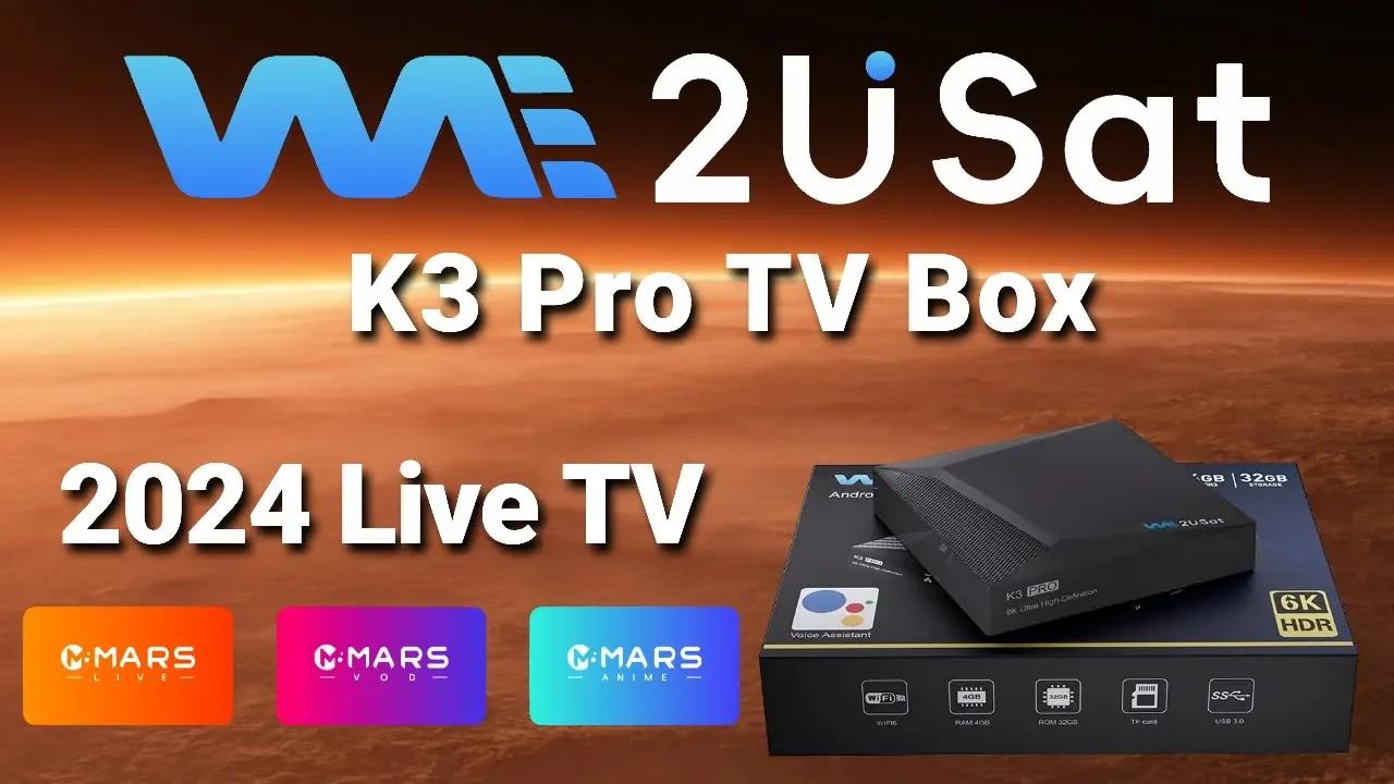 We2USAT K3 Pro live TV Android TV Box Review